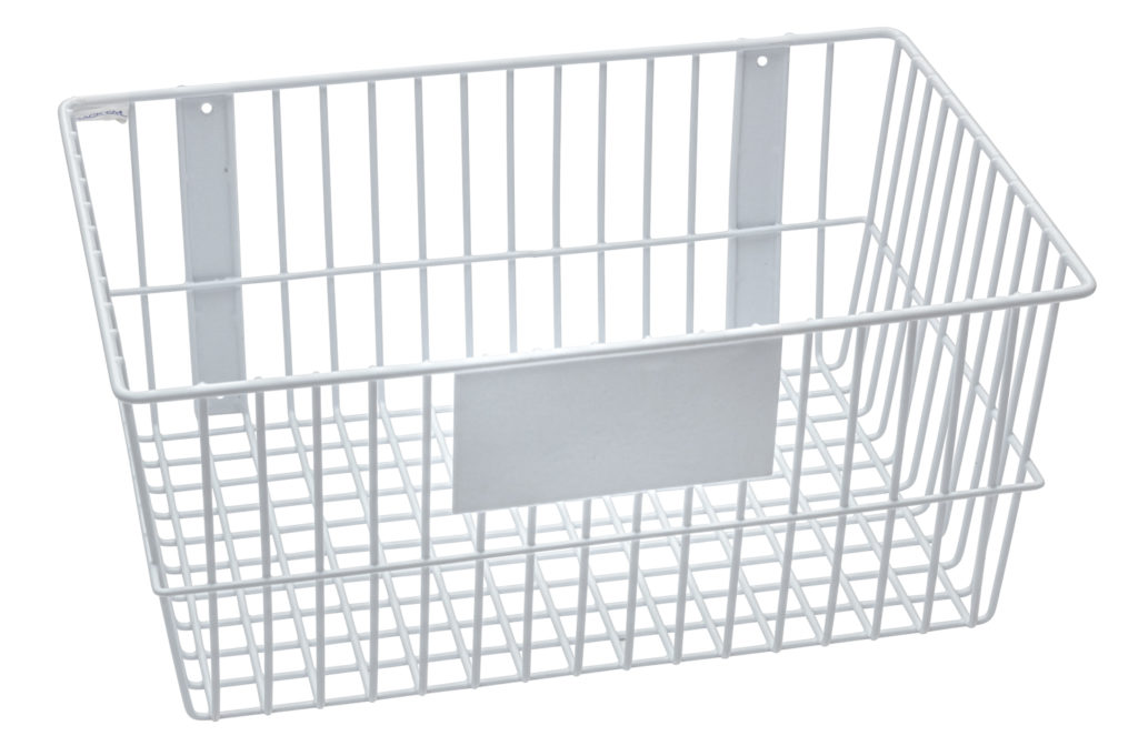 Universal White Wire Basket For your storage and organizational needs ...